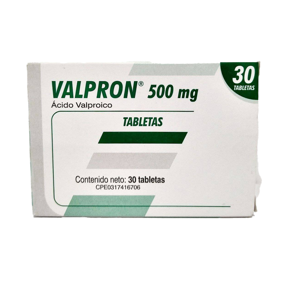 VALPRON 500 MG 30 TAB | Tu Farmacia Actual